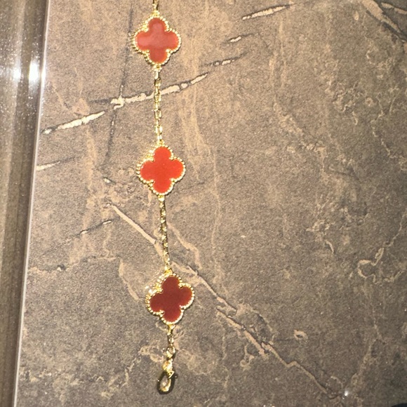 Van Cleef & Arpels | Jewelry | Vintage Alhambra Bracelet Red | Poshmark
